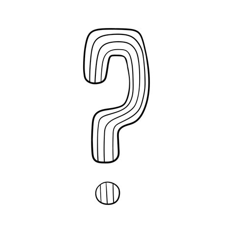 Premium Vector Question Mark Hand Drawn In Doodle Style Vector