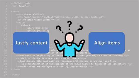 CSS Principal Diferença Entre justify content e align items