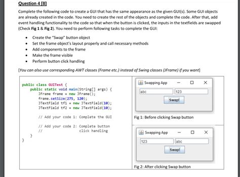 Solved Question Complete The Following Code To Create A Chegg Com