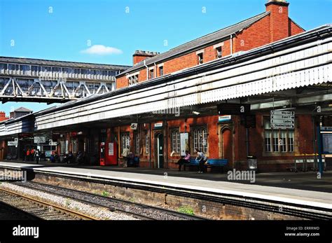 Shrewsbury Railway Station Shrewsbury Shropshire Hi Res Stock