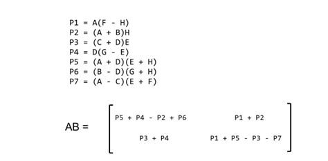 矩阵乘法的strassen算法动态规划算法（矩阵链相乘和硬币问题） 腾讯云开发者社区 腾讯云