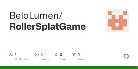 Github Belolumen Rollersplatgame