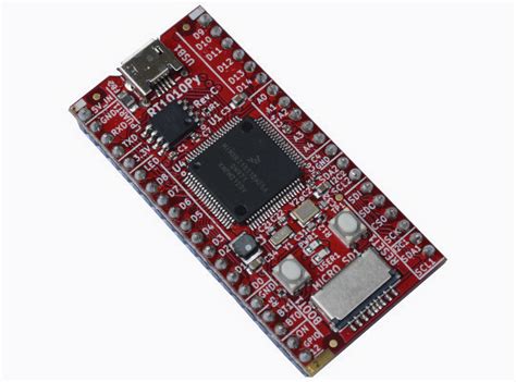 บอรด Olimex RT1010 Py ทใช MCU NXP i MX RT1011 Cortex M7 ความเรว