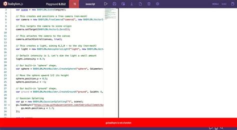 Gaussian Splatting In Babylon Js Completed Features Babylon Js