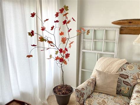 How To Easily Make A Warm And Cozy Diy Faux Fall Tree Hometalk