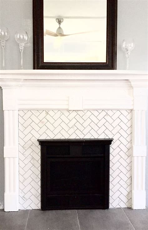 30 White Tile For Fireplace DECOOMO Fireplace Tile White