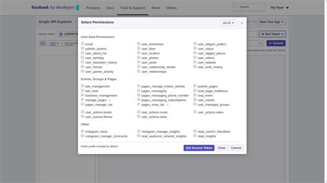 Generating Never Expiring Facebook Page Access Token DawnThemes