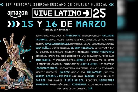 Este Es El Precio De Los Boletos Para El 25º Vive Latino Noticias De
