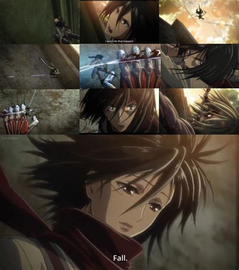 I Loved This Bottom Shot Of Mikasa This Whole Moment Though When She
