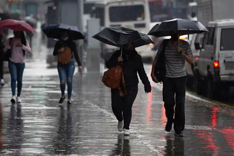 Lluvias Continuarán Este 10nov En Varios Estados Del País