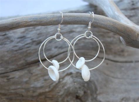 Puka Shell Earrings Puka Shell Jewelry Beach By Draedesigns 1200