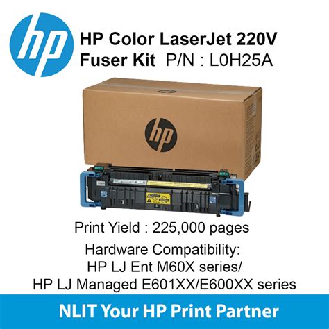 HP V Fuser Maintenace Kit Pgs L H A HP LJ Ent M Dn M N M Dn M N