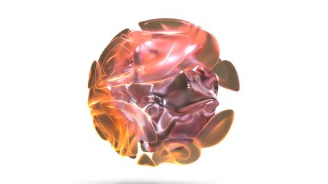 Geometric Spherical Abstract Sculpture Shape Orb Design Model