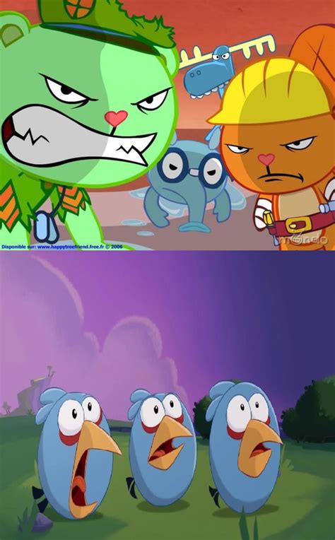 Flippy Handy Sniffles And Lumpy Mad At The Blues By Whitematilda16 On