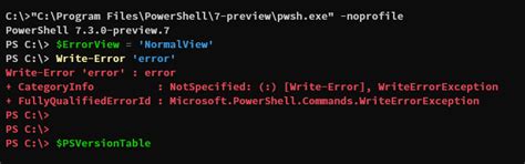ErrorView NormalView Leaves The Console In Error Color After Rendering An ErrorRecord