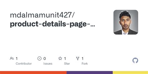 GitHub Mdalmamunit427 Product Details Page Html Css Js