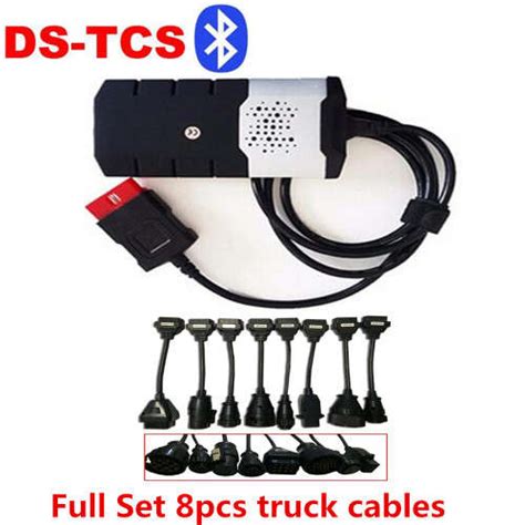 Scanners Delphi DS150E Bluetooth Diagnostic Unit Plus 8 Piece Truck