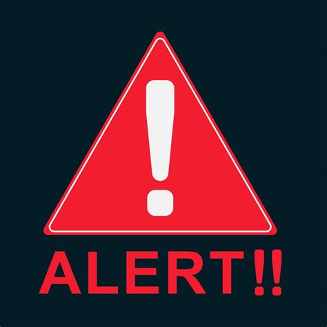 Attention Warning Alert Sign Symbol With Exclamation Mark Vector Illustration Eps 10 14043528