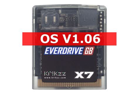 『everdrive Gb X』シリーズのファームウェアがv106にアップデート。analogue Pocket用のオプションを追加