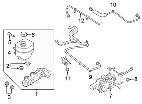 Ford F 250 Super Duty Brake Master Cylinder Reservoir Hc3z2k478b