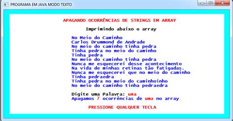 Samuel Lima Programador Ccjava Apagando Ocorrências De String Em Array
