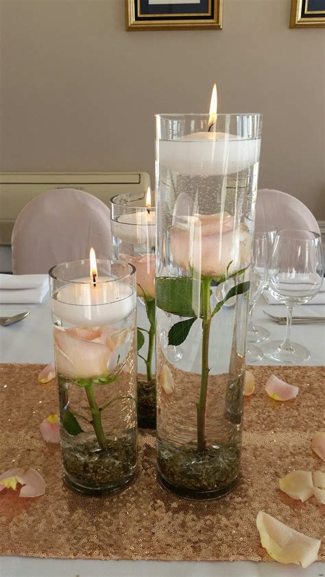 3 Vase Centerpiece Unique Wedding Wedding Table Centerpieces Floating Candle Centerpieces