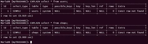 Mysql クエリの実行計画を表示 Explain Select From Users Min117の日記