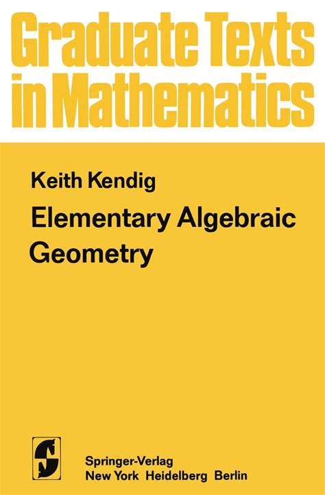 Basic Algebraic Geometry Algebraic Geometry Mathematics Mit