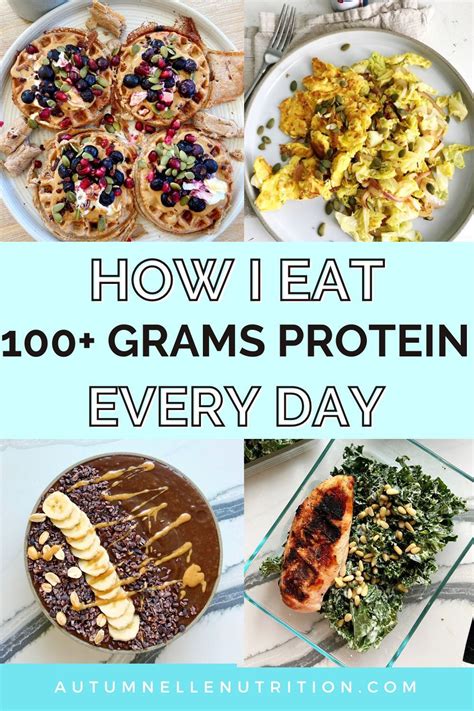 How I Eat 100 Grams Protein Daily Meal Examples Protein Meal