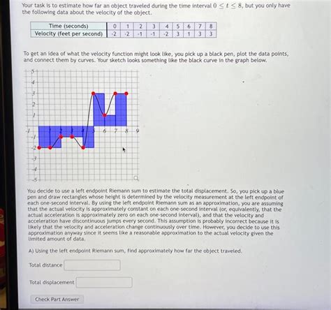 Solved Your Task Is To Estimate How Far An Object Traveled