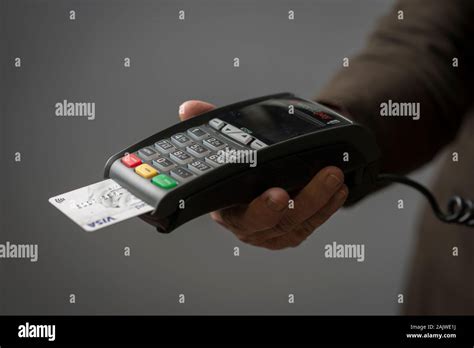 Chip And Pin Card Reader Stock Photo Alamy