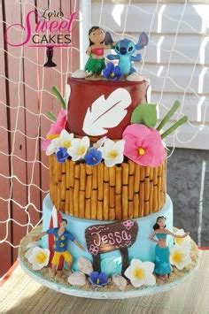 Las 37 mejores imágenes de Stitch cake Pasteles de disney Tartas