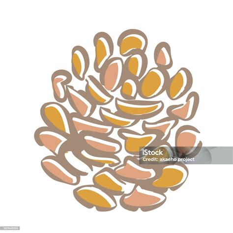 やわらかい線画タッチのかわいい松ぼっくりイラスト やわらかのベクターアート素材や画像を多数ご用意 やわらか アイコン