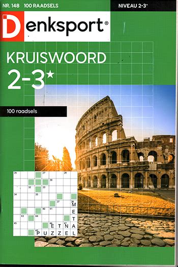 Denksport Kruiswoord 100 Raadsels 148 2023 Online Bestellen Bij Aboland