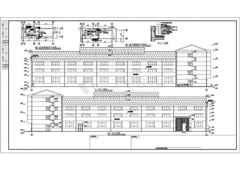 某纺织厂房综合车间建筑设计施工图工业建筑土木在线