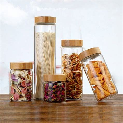 China Bamboo Glass Jars Manufacturers Suppliers Factory Bamboo Glass