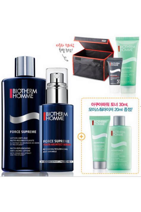 발렌타인데이 내 남자의 지친 피부에 선물하는 비오템 포스 수프림 토너 200ml And 세럼 50ml 세트롯데백화점 비오템