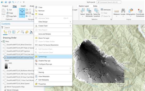 Importing Layer Symbology Into Arcgis Pro For Minimum Travel Time Fire Spread Mtt Outputs