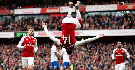 Pierre Emerick Aubameyang Makes Arsenal History Against Stoke Despite