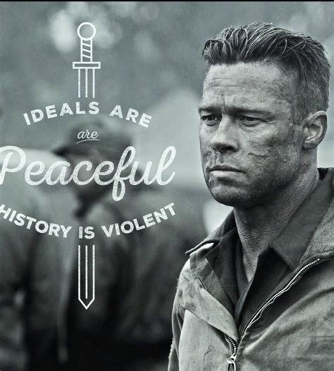 Brad Pitt Fury Quotes