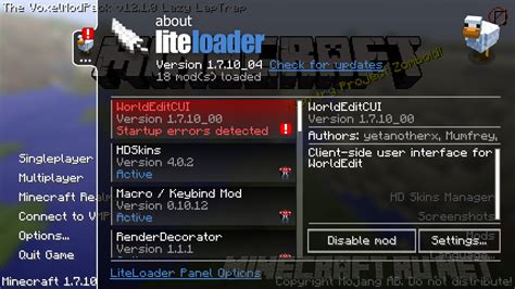 liteloader [1 7 10] › mods › mc pc — minecraft downloads