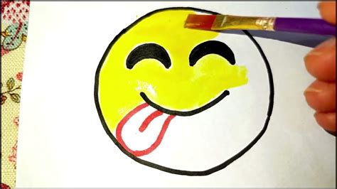 How To Draw Smiley Face Easywhatsapp Smileys 18😋smiley Drawing