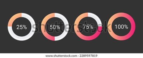 Circle Loading Progress Bars Collection Set Stock Vector Royalty Free 2289597819 Shutterstock