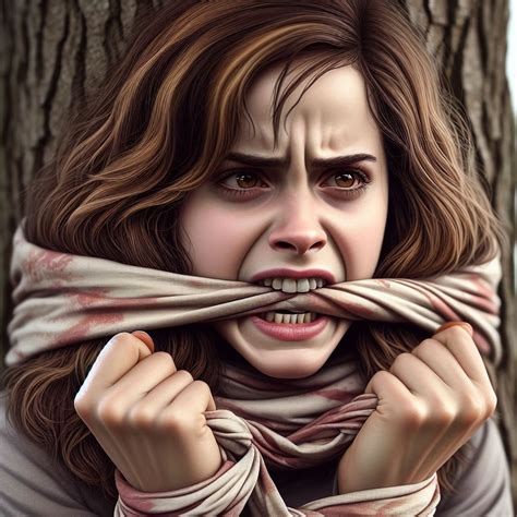 Emma Watson Angry And Bound And Cleave Gagged By Aibondagegags On