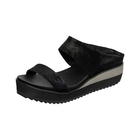 Antelope Womens Cascade Suede Wedge Platform Sandals