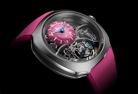 H Moser Goes Full Throttle With Pink Formula 1 Skeleton Watch Maxim