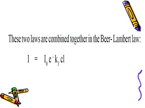 Beer Lambert Law Ppt