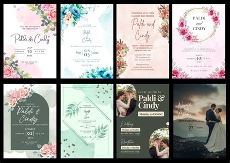 Design Eyecatching Wedding Invitation Card For You By Cind Ta Fiverr