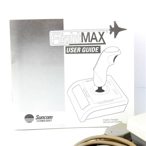 Suncom Flight Max Joystick Pc Gameport Wts Retro