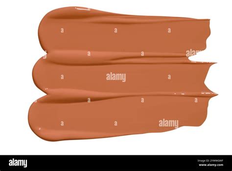 Composition Of Foundation Cream Smears On An Empty Background Makeup
